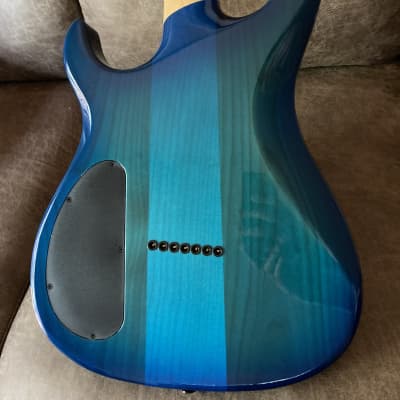 Kiesel 7 string Dc7x dc700 DC Carvin 7 String Kiesel 7 - Aqua | Reverb