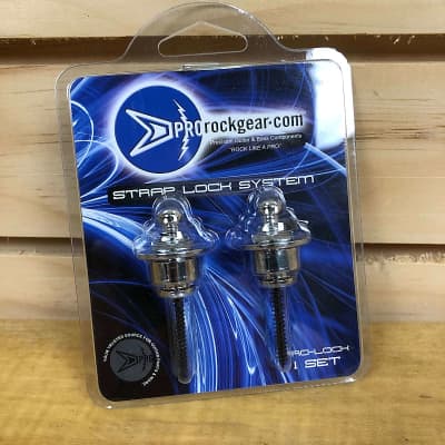 ProRockGear RG-SL10 Pro-Lock Strap Lock System - Chrome | Reverb