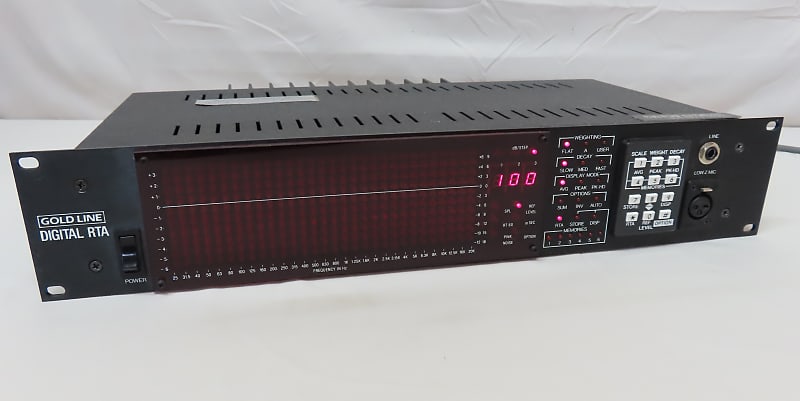 Gold Line Digital RTA Model ASA 30 Spectrum Analyzer Pink | Reverb
