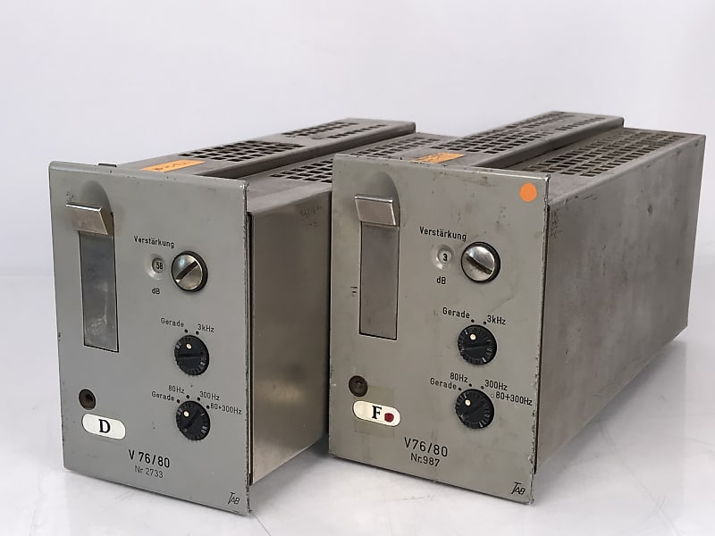 TAB V76/80 Tube Microphone Preamplifier (Pair) | Reverb