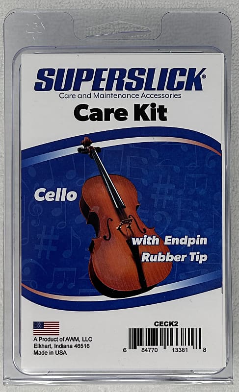 Cello Care & Cleaning Kit w/Endpin Rubber Tip | Reverb