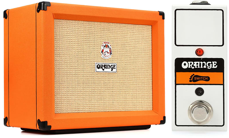 Orange PPC112 - 60-watt 1x12" Cabinet Bundle with Orange FS-1 | Reverb