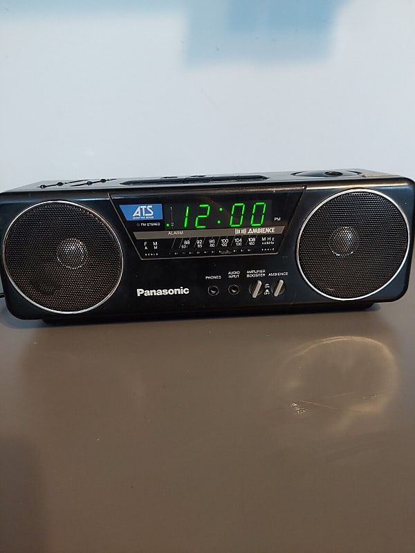 Panasonic RC-X210 Alarm Clock FM/AM Radio - Sounds Great 2 | Reverb
