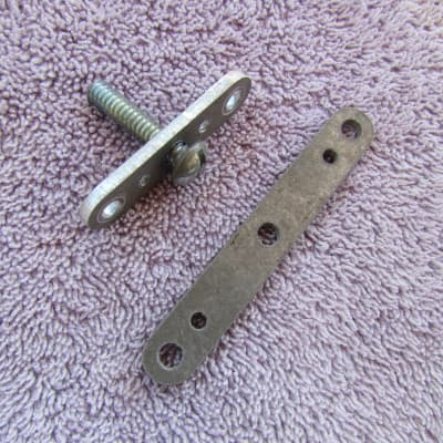Danelectro/ Silvertone Control Cavity Parts 1960's Aluminum | Reverb