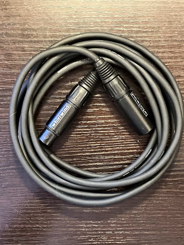 Whirlwind MK410 2020s - Black 10ft XLR Microphone Cable | Reverb
