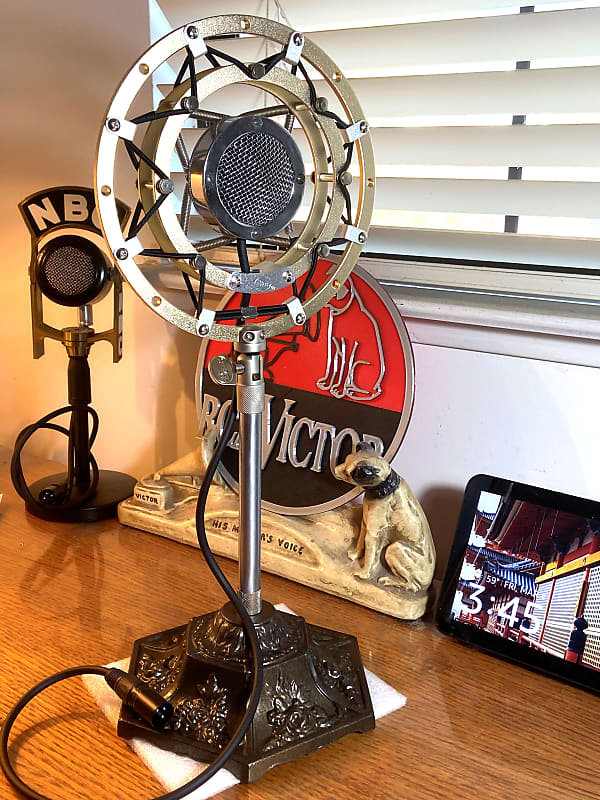 Vintage 1940's Style Astatic D104 Ring Spring Microphone - w/ | Reverb