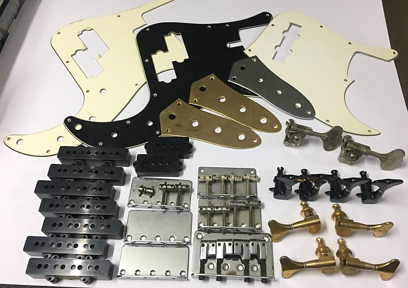 Bulk lot of Japanese bass parts Jazz P-Bass bridges | Reverb
