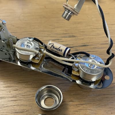 Fender Custom Shop '55 Tele NOS Clone LOADED Control Plate | Reverb