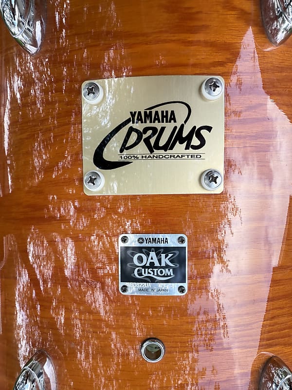 Yamaha Oak Custom 22" x 17" Bass Drum York Honey Amber | Reverb