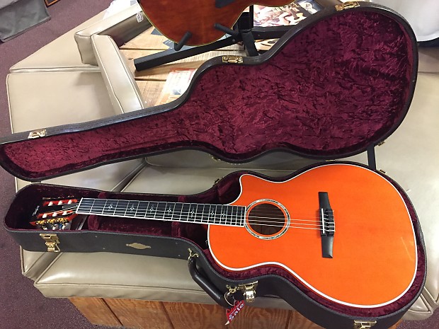 Taylor 614ce-n w/ case Orange | Reverb
