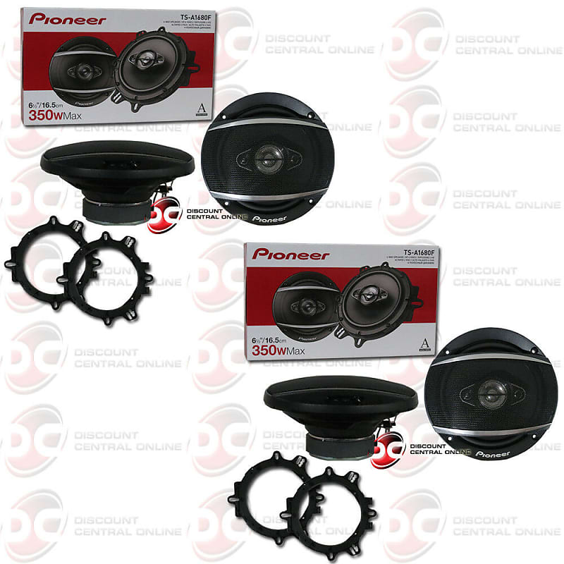 4 x NEW PIONEER TS-A1680F 6.5" 4-WAY CAR AUDIO SPEAKERS | Reverb