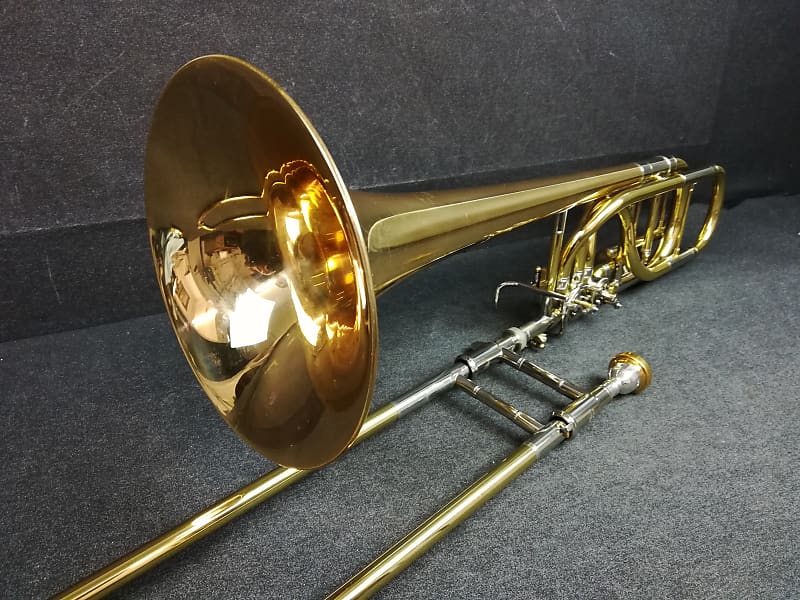 Yamaha YBL-613H Double Rotor Bass Trombone w/ Hard Case and | Reverb