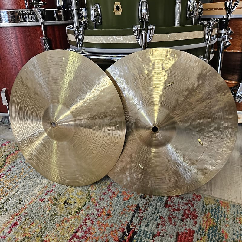 Timothy Roberts Hi Hats 14" 860g/965g - Rivets - 2022 | Reverb