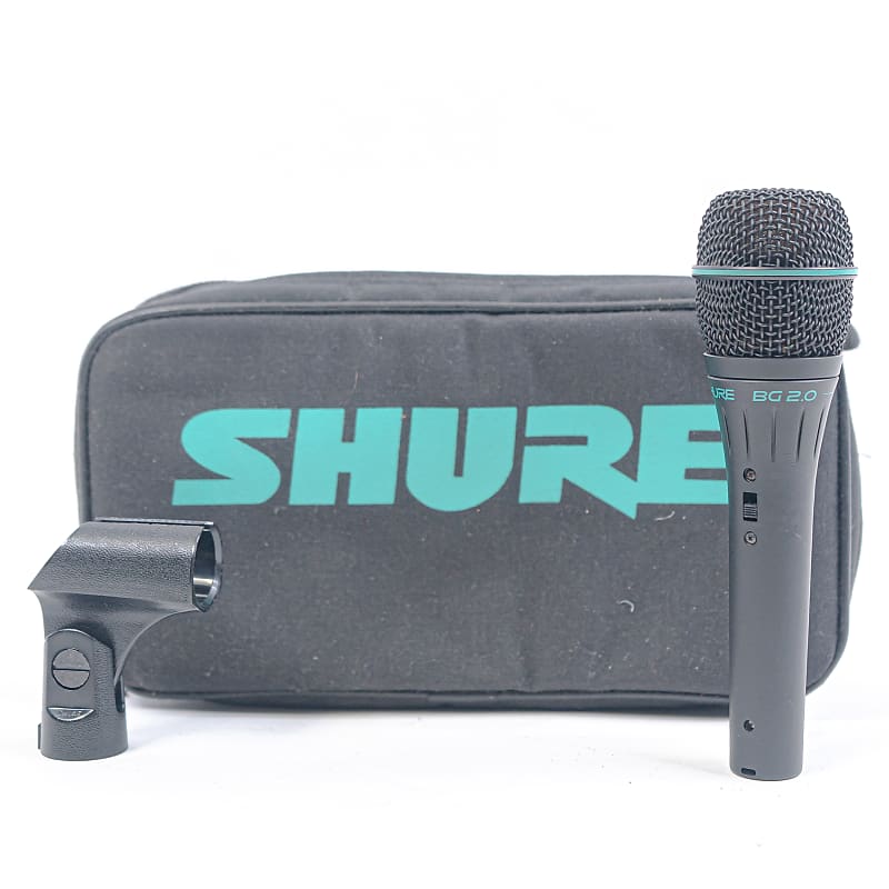Shure BG 2.0 Dynamic Vocal Microphone with Case and Case | Reverb