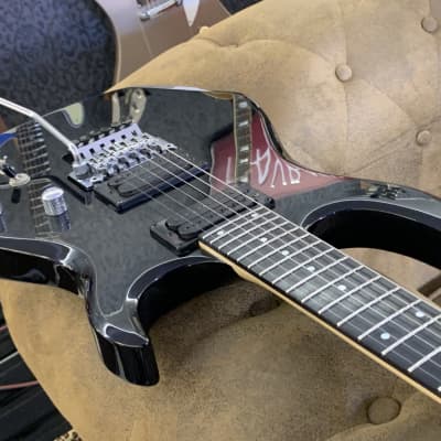 Carvin Kiesel DC 127 Floyd Rose Thru neck - Black | Reverb