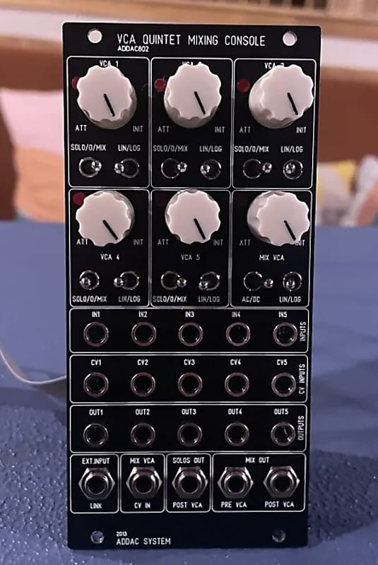 ADDAC VCA Quintet - Black | Reverb