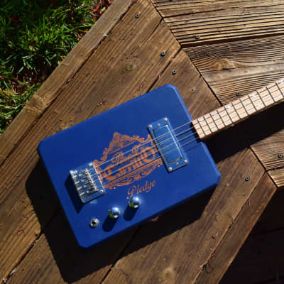 Cigar box guitar, 4-string electric guitar, handmade cbg | Reverb
