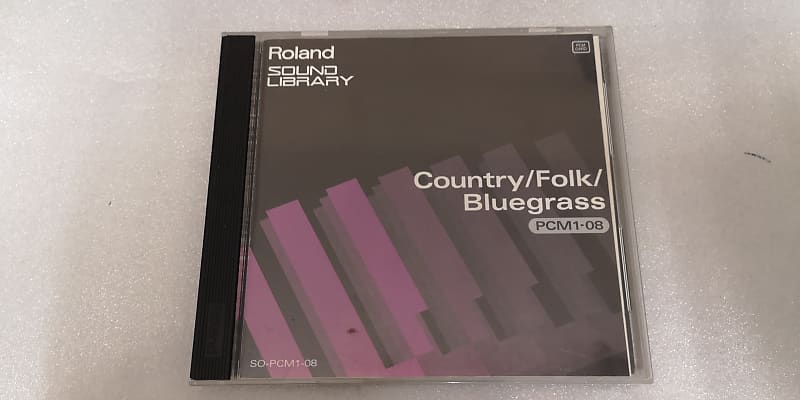 ROLAND Country Folk Bluegrass Pcm1-08 card for JV series | Reverb UK