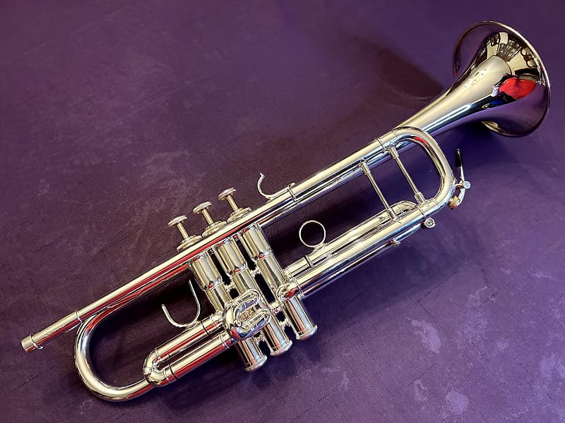 Kanstul French Besson Classic Silver Bb Trumpet with Najoom | Reverb