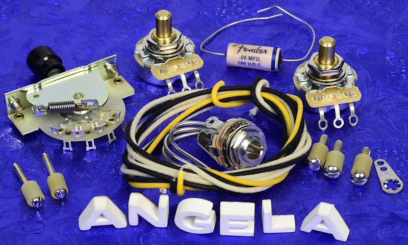 Angela Instruments Vintage Plus Premium Wiring Kit With Waxed | Reverb