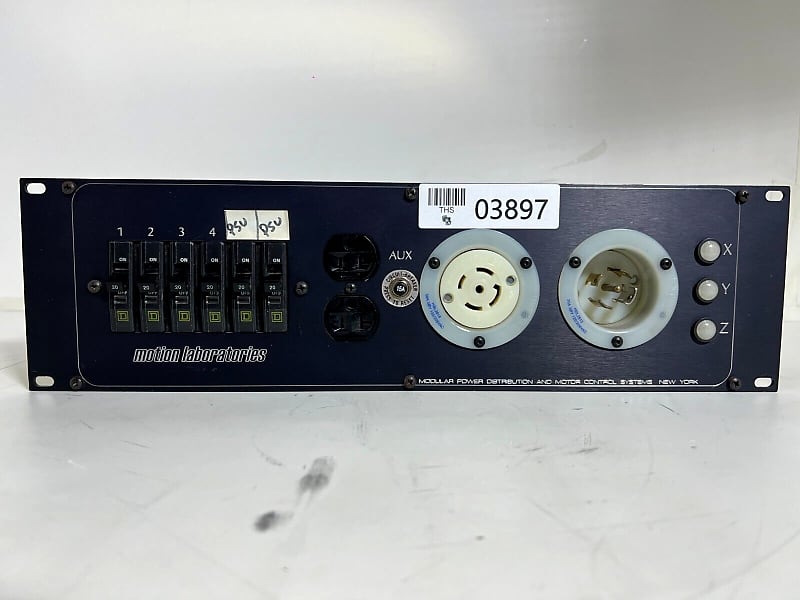 Motion Lab 120/208 Vac 30A 3ØY Amp Rack Pack Power Distro | Reverb