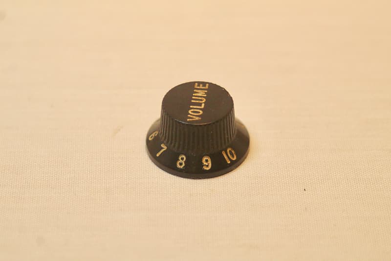 70s Vintage Fender Stratocaster Knob Black | Reverb