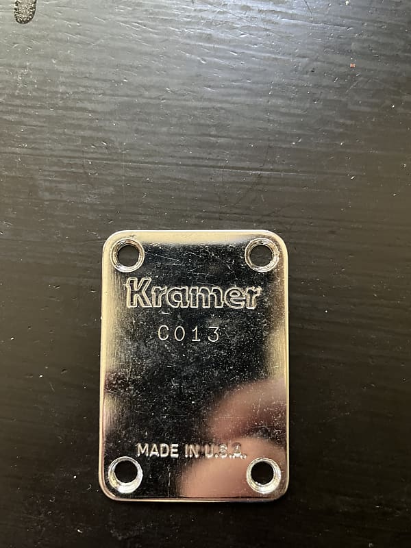 Kramer Pacer Neck Plate C Series- Chrome | Reverb