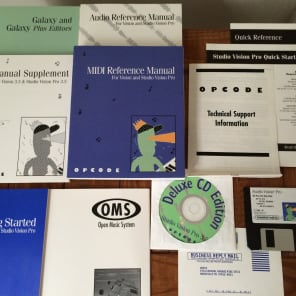 Opcode Studio Vision Pro – complete software package, never | Reverb