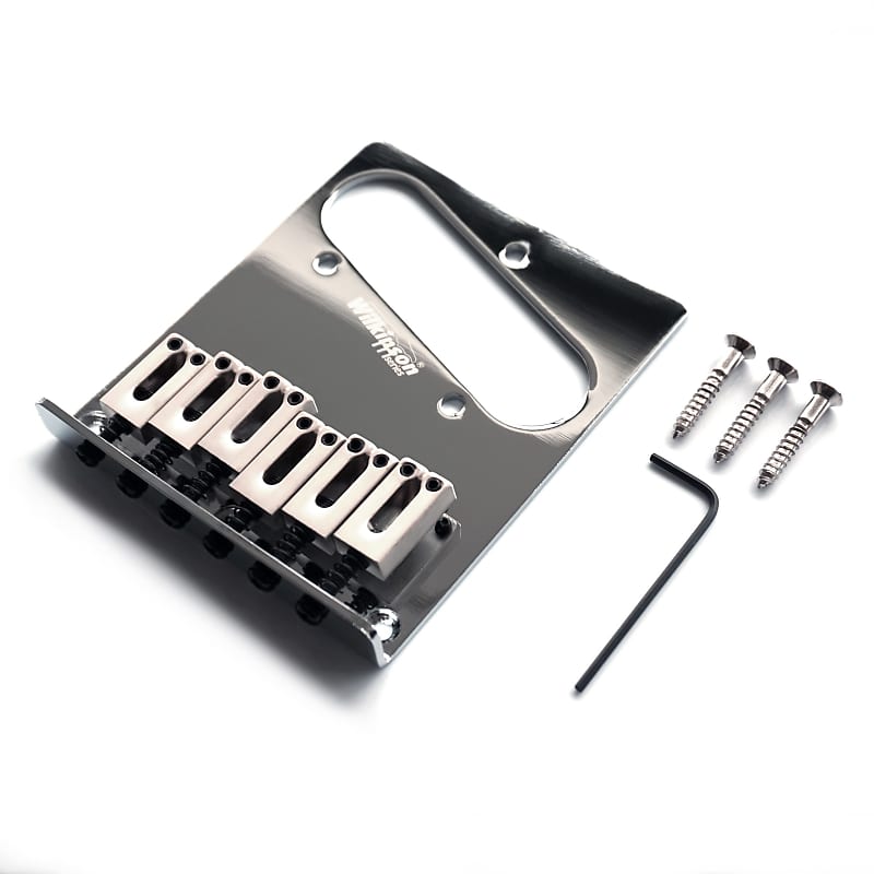 Wilkinson Telecaster Tele Modern Bridge - Chrome | Reverb