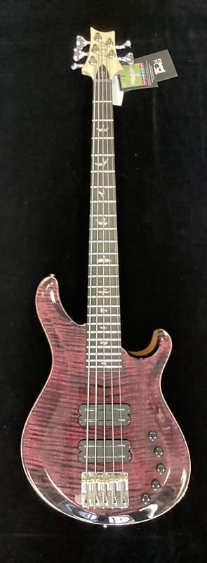 Brand New PRS Gary Grainger 5 String Bass Discontinued Purple | Reverb