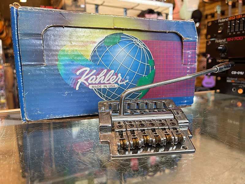 Vintage 80's Kahler 2300 Tremelo w/ Original Box & Template - | Reverb