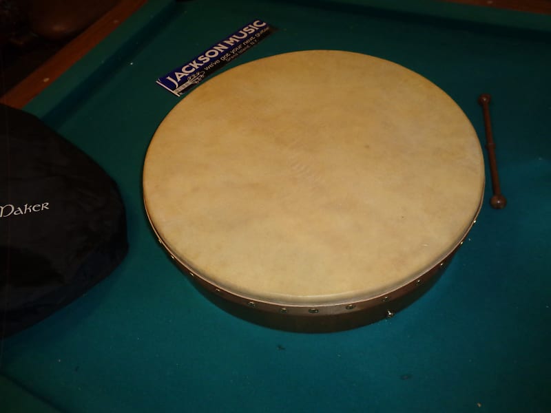 Malachy Kerns Irish Bodhran 17.5 Inch Hand Drum With Beater | Reverb