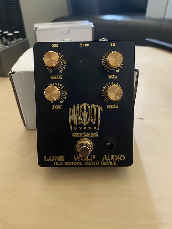 Lone Wolf Audio Maggot stomp v2 black & gold 2021 Black gold | Reverb