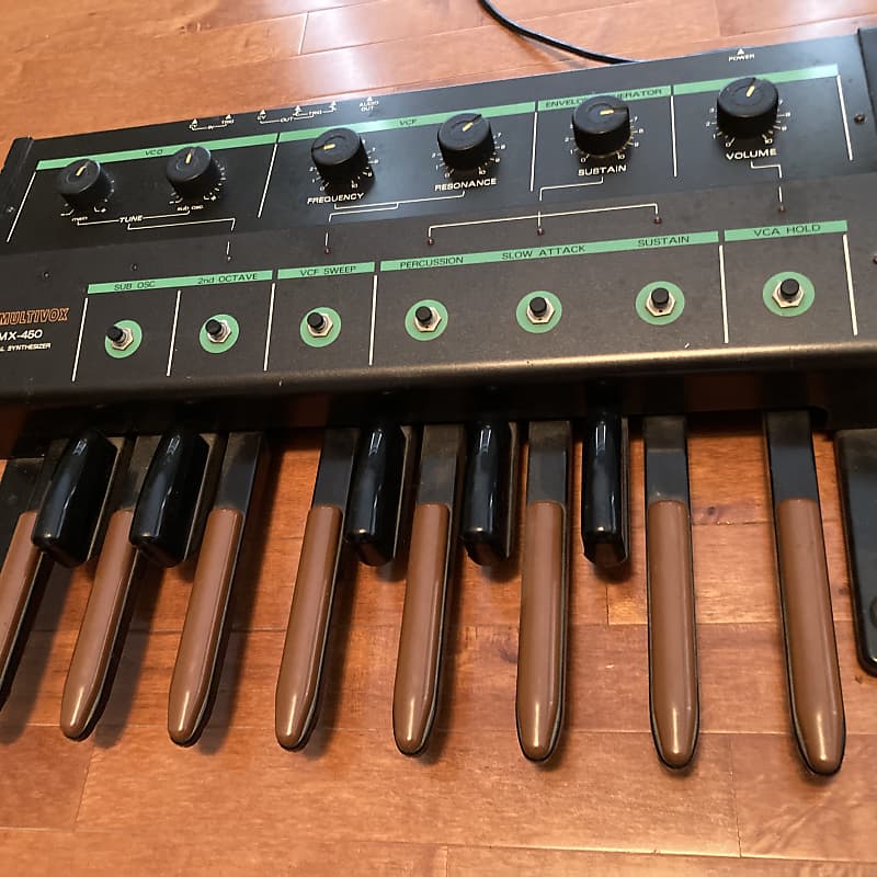 Multivox MX-450 Bass Pedal Synthesizer, like Moog Taurus | Reverb