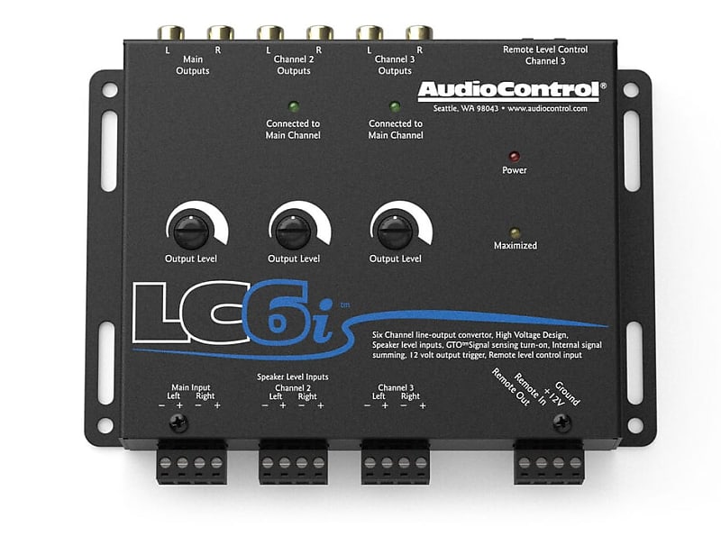 AudioControl LC6i 6-Channel Line Output Converter with | Reverb