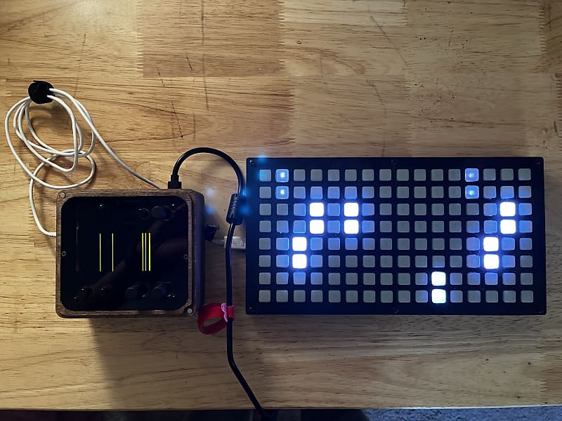 Monome Norns Shield + DIY Grid 128 | Reverb