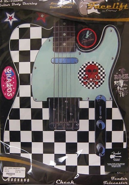 Facelift Fender Telecaster Electric Guitar Graphic Overlay | | Reverb
