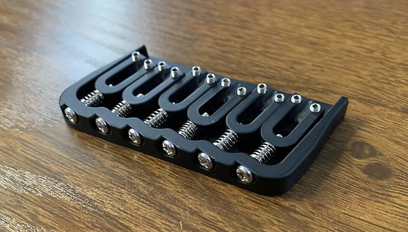 6 String Fanned Fret Multi-Scale Guitar Fixed Hardtail Bridge | Reverb