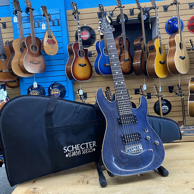 Schecter C-7 Electric 7-String Guitar w/Gig Bag | Reverb