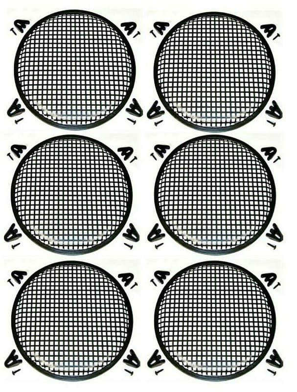 6 Patron 12" SubWoofer Metal Mesh Cover Waffle Speaker Grill | Reverb