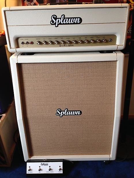 SPLAWN QUICKROD 50 WATT 2015 WHITE TOLEX AMP & CABINET with | Reverb