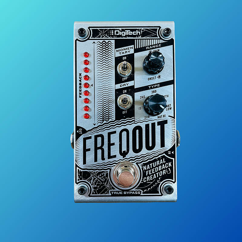 DigiTech FreqOut Natural Feedback Creator 2010s Silver/Black | Reverb