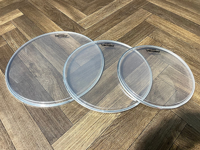 Yamaha Batter 188 Tom Fusion Size Drum Heads Skins Set Of | Reverb UK