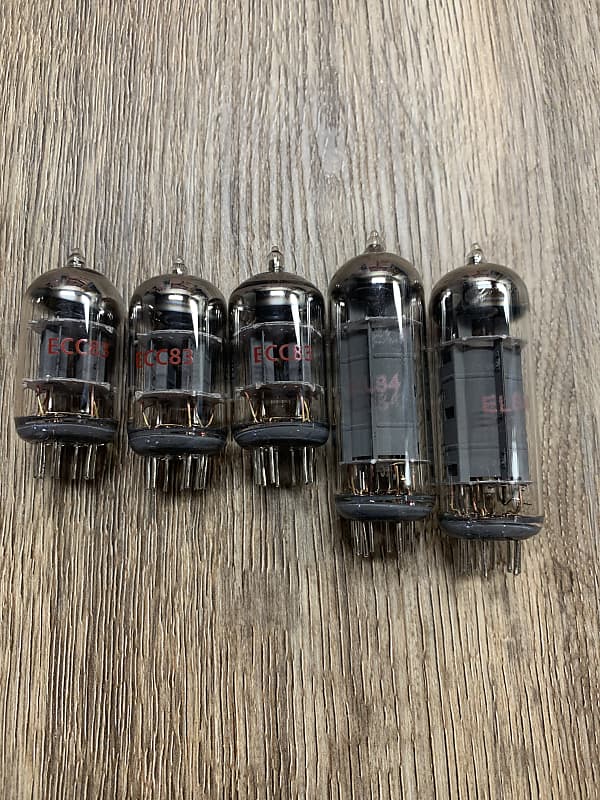 Ruby Tubes Vacuum Tube Set for Vox AC15 or Fender Blues Jr | Reverb