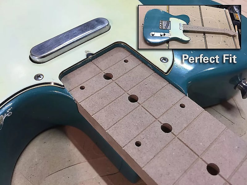 Fender Snakehead Telecaster Guitar Router Templates with Neck | Reverb