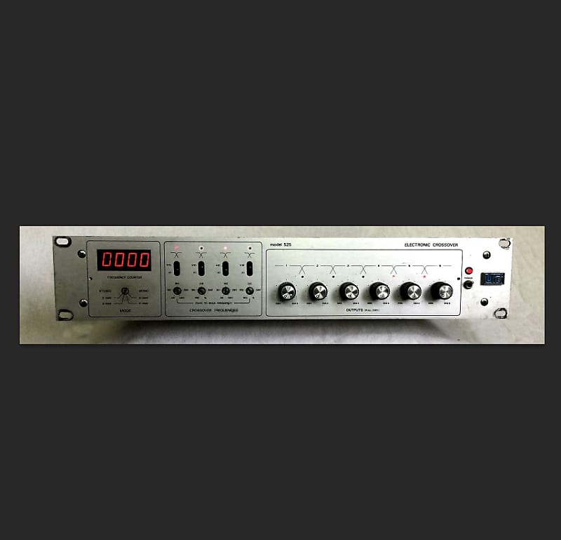 Urei 525 Electronic Crossover Silver | Reverb