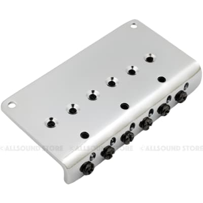 12-String Gotoh Style Fixed Hardtail Guitar Bridge - CHROME | Reverb