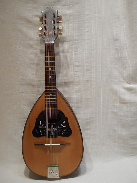 OLD VINTAGE MANDOLIN FLAT BACK PEAR SHAPED SPRUCE TOP | Reverb