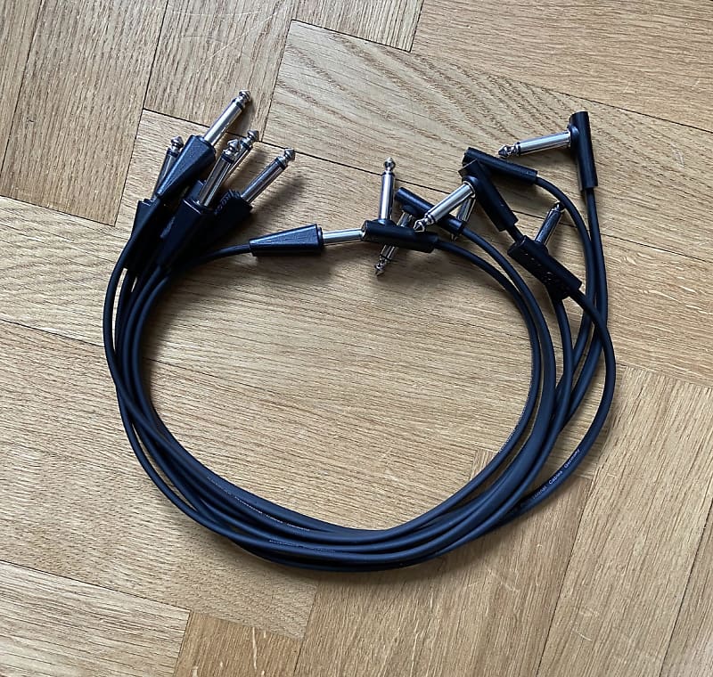 Rockboard Pedal board Switcher Patch Cables - Set of 8 | Reverb