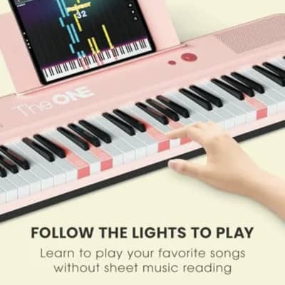 The ONE Smart Keyboard COLOR 61 Lighted Keys Piano Keyboard | Reverb